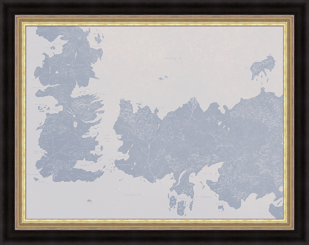 Game of Thrones (Westeros) Pre-Framed Art Print | The Art Group