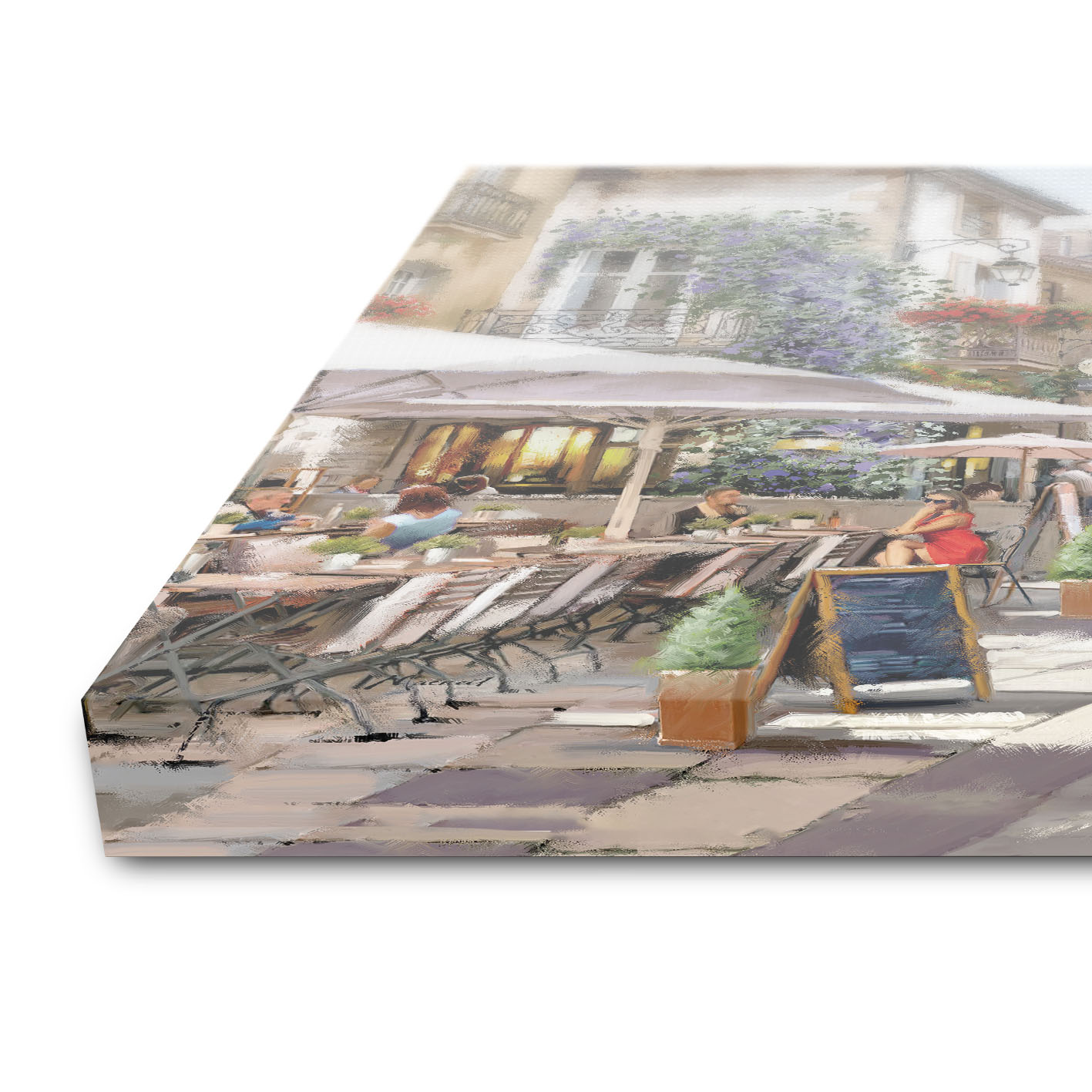 Richard Macneil (Courtyard Cafe) Canvas Print | The Art Group