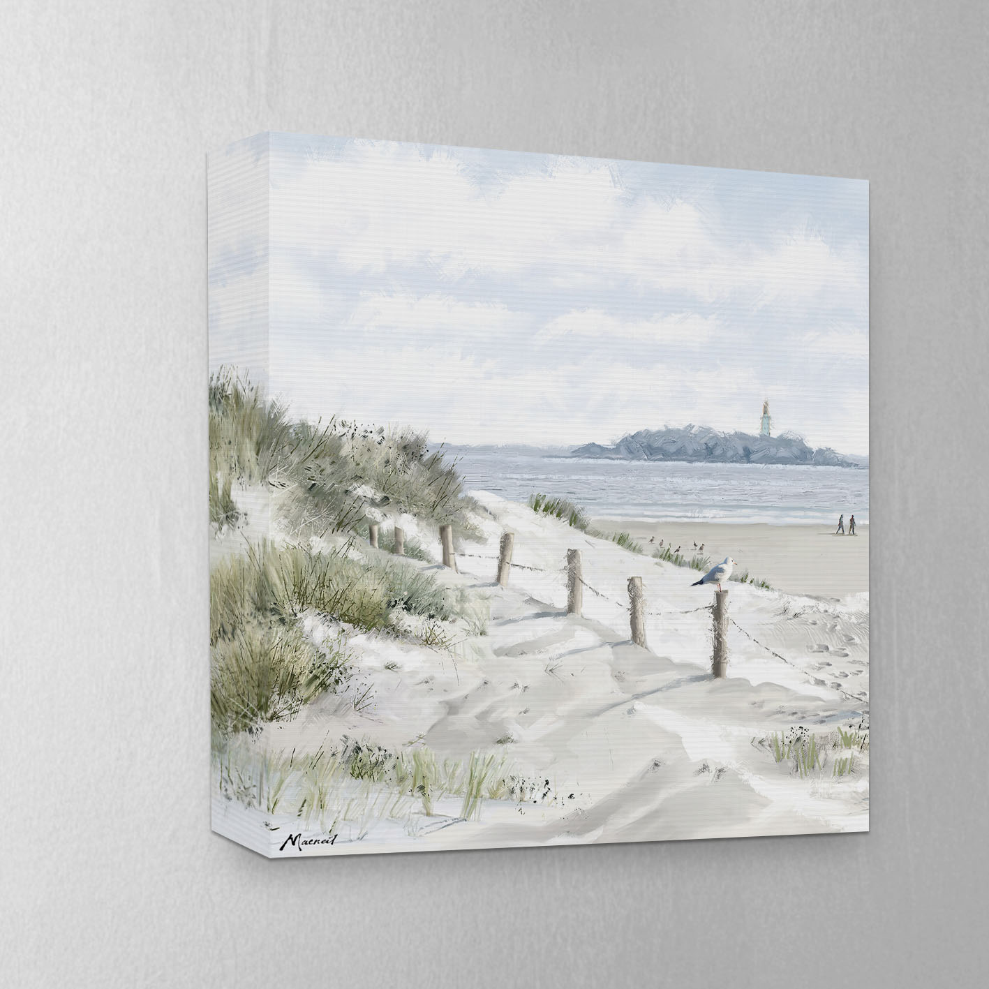 Richard Macneil (White Sands II) Canvas Print | The Art Group